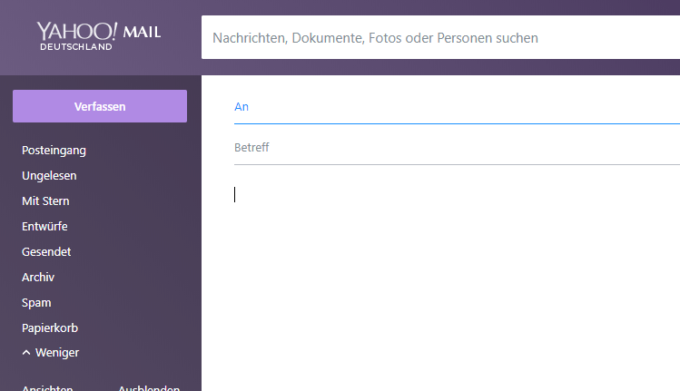 Einstellungen › Maildienste